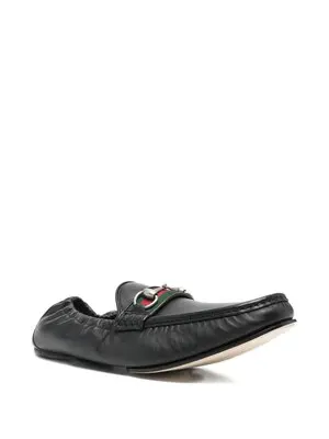 Gucci Horsebit 1953 Leather Loafers - Black