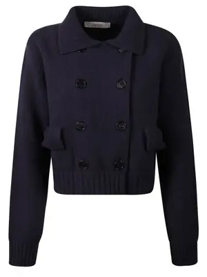 JUCCA Double-breasted Knit Jacket