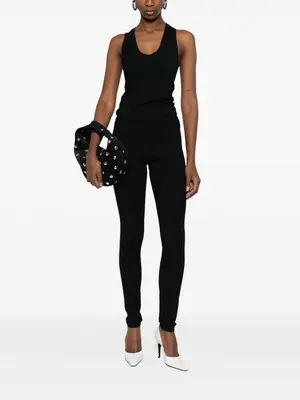 Gucci Logo Allover Pattern Skinny Fit Trousers