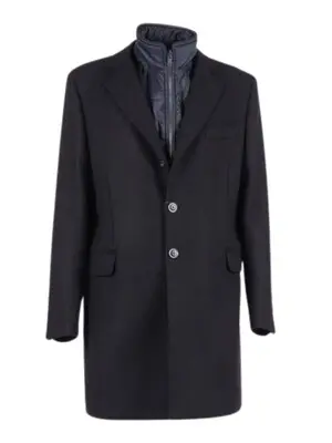 FAY Buttoned Wool Coat