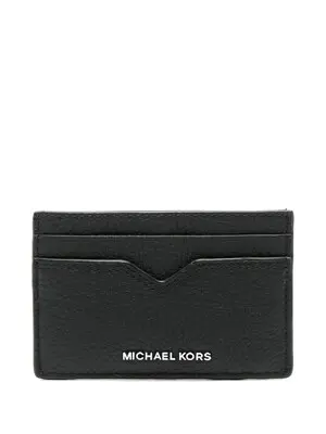 Michael Kors Cardholder With Logo Hudson - Black