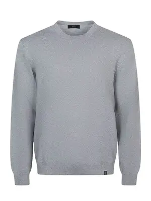 FAY Fine Wool Round Neck Sweater