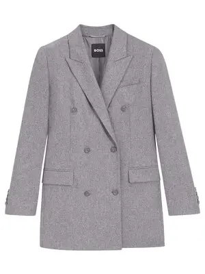 BOSS Double-breasted Blazer With Notched Lapels