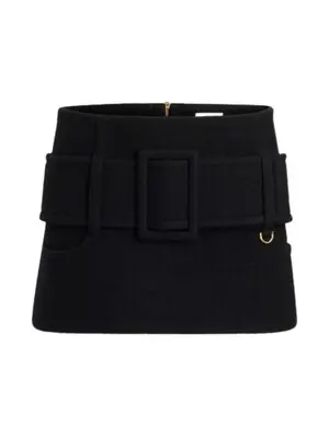 PATOU Belted Mini Skirt