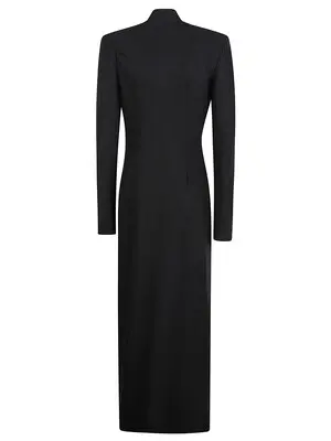 LES FILLES D'EVA Wool Pocket Dress - Black