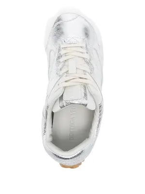 Bottega Veneta Orbit Sneakers - Silver