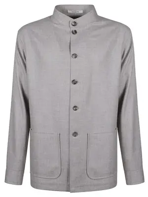 Tagliatore Tempesta Jacket With Mandarin Collar