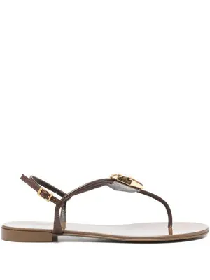 GIUSEPPE ZANOTTI Atlantide Thong Sandals - Brown