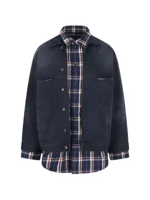 Balenciaga Patchwork Shirt-jacket