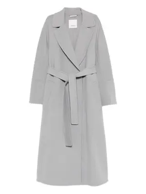 Max Mara Wool Long Coat - Blue