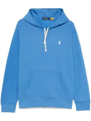 Polo Ralph Lauren Cotton Blend Hoodie With Signature Pony Motif