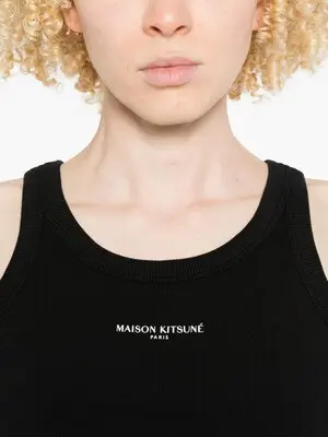 Maison Kitsune Frill Camis Tanks For Women