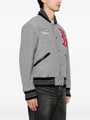 ICECREAM Cotton Bomber Jacket With Appliqué Detail