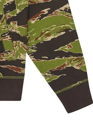 ICECREAM Cotton Hoodie With Tiger Stripe Pattern - Multi