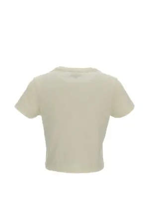 Maison Kitsuné Logo Cotton T-shirt - Beige