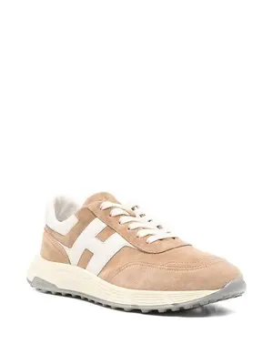 Hogan Hyperlight Leather Sneakers - Beige
