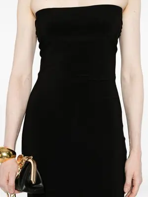 Norma Kamali Strapless Midi Dress