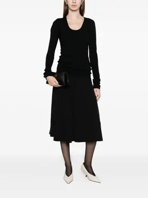 TOTEME Fluid Jersey Midi Skirt