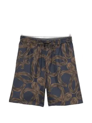 Loewe Printed Silk Shorts