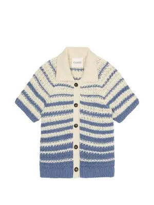 Closed Striped Cotton Cardigan
