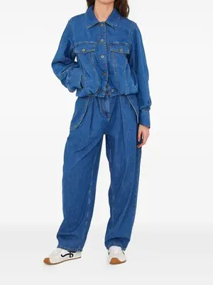 Loewe Denim Cotton Jacket - Blue