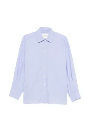 Closed Cotton Shirt With Button Fastening And Long Sleeves