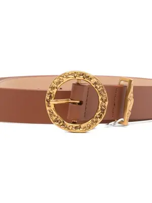 Zimmermann Solena Belt With Gold Tone Buckle - Brown