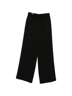 Dries Van Noten Floral Jacquard Wide-leg Trousers