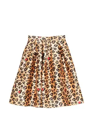 ALESSANDRO ENRIQUEZ Printed Midi Skirt