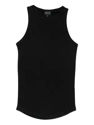 HERSKIND Sabina Racer Back Cotton Tank Top - Black