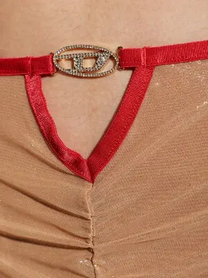 DIESEL® Embellished Logo Keyhole Slip