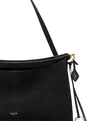 Alaïa Pocket 35 Leather Shoulder Bag - Black