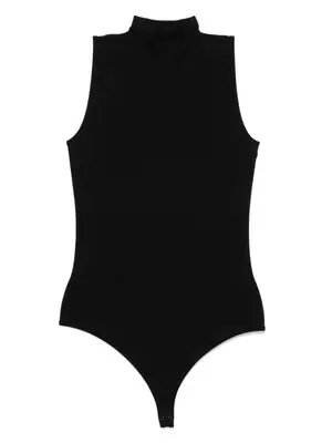 Wolford Sleeveless High Neck Bodysuit - Black