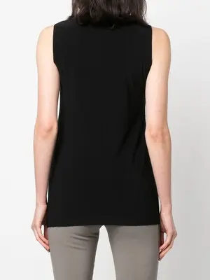 Norma Kamali Crewneck Sleeveless Top