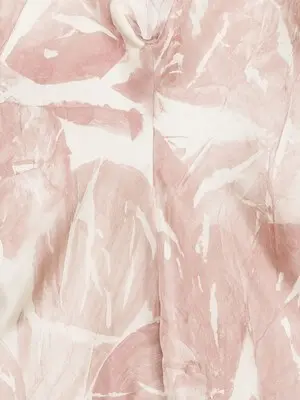 ALYSI Printed Silk Blouse