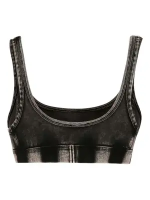 DIESEL® Denim Print Bralette Bra