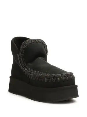 Mou Mini Eskimo Platform Boots - Black
