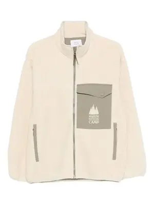 Maison Kitsuné Pile Fleece Zip-up Jacket