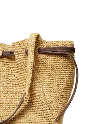 Tory Burch Romy Straw Tote Bag