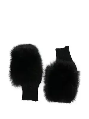ALPO Cashmere Fur Gloves