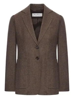 Max Mara Single-breasted Wool Jacket