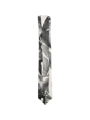 ALYSI Printed Silk Tie
