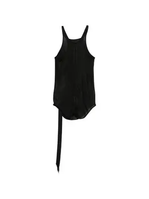 Rick Owens Racerback Tank Top With Tie Detail