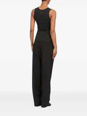 MAISON MARGIELA Logo Cotton Ribbed Tank Top