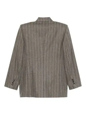 Alberto Biani Double-breasted Pinstripe Jacket