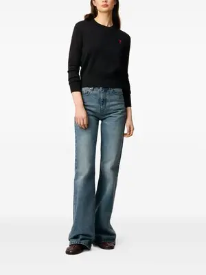 AMI Paris De Coeur Wool Sweater
