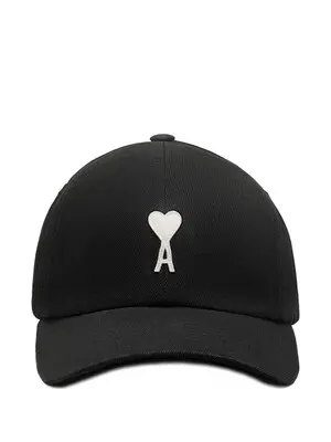 AMI Paris De Coeur Baseball Cap - Black