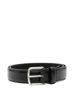 THE ROW Classic Leather Belt - Black