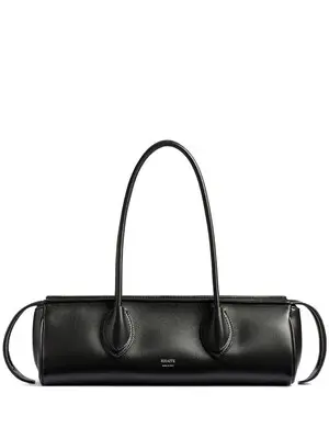 Khaite Donna Leather Shoulder Bag - Black