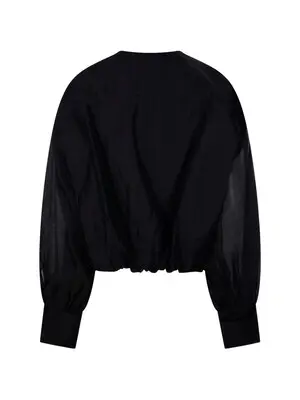 THE LATEST Crewneck Blouse - Black
